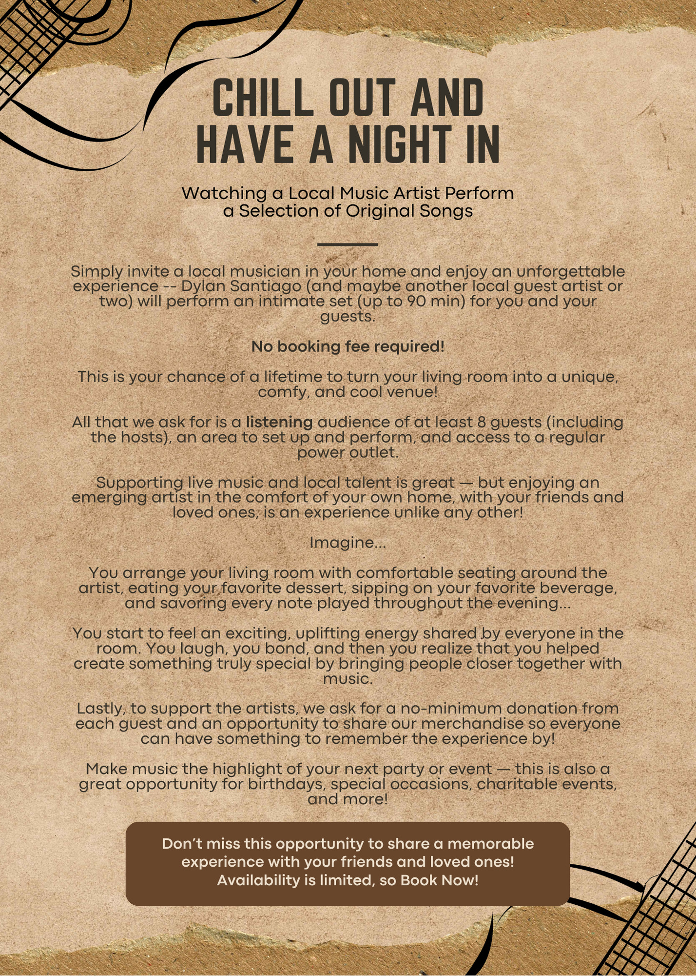 Living Room Concerts – Dylan Santiago